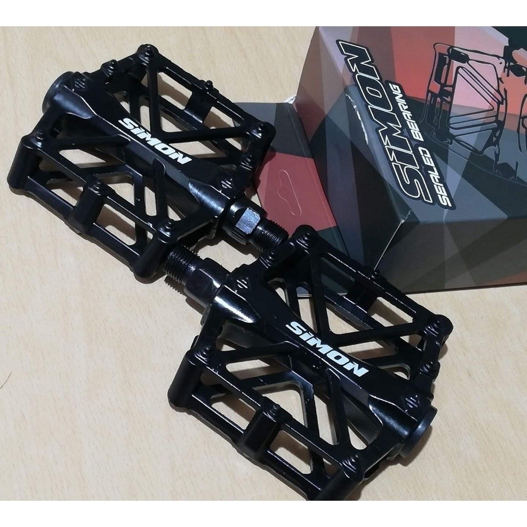 PEDAL SIMON/ RAGUSA 1021 FULL ALLOY SEALED BEARING MTB / BMX 3-PC ...