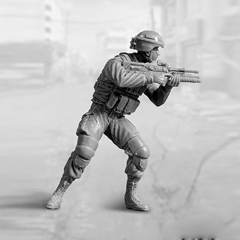 1/35 Modern soldier, Resin Model figure soldier, Military themes ...