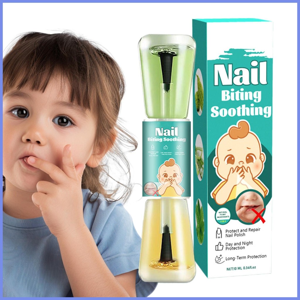 No Bite Stop Nail Biting Prevention Polish Natural Effective Solution ...