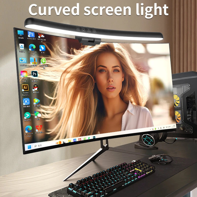 Eye-caring Led Desk Lamp Computer Monitor Light Bar PC Monitor Lamp Bar ...