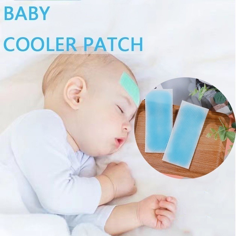 Baby Physical Cooling Ice Cool Fever Pads Odorless Cool Fever Cooling ...