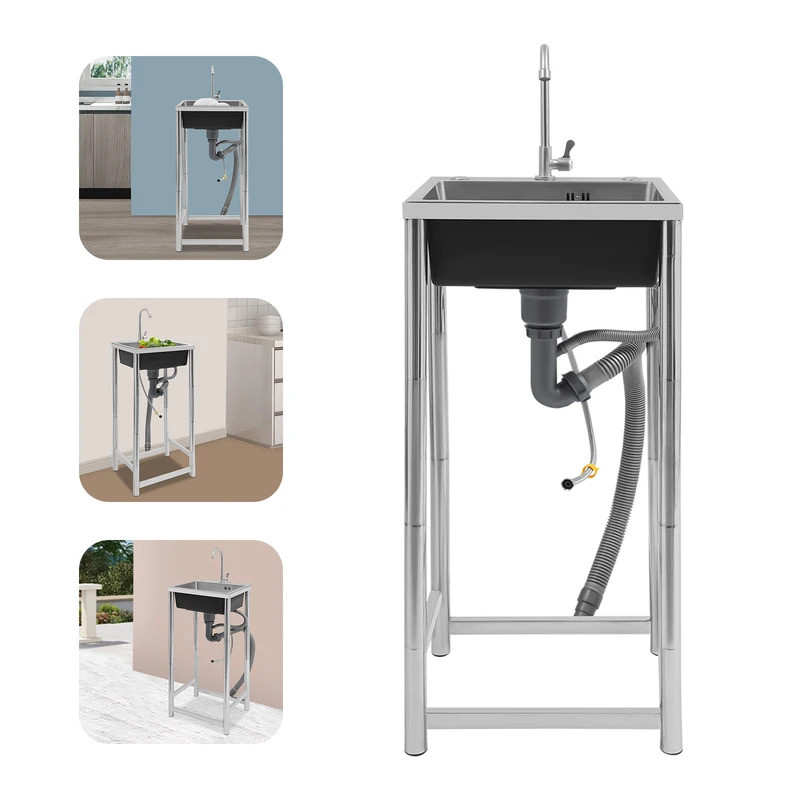 Stainless Steel Sink Free Standing Utility Sink Free Standing for ...