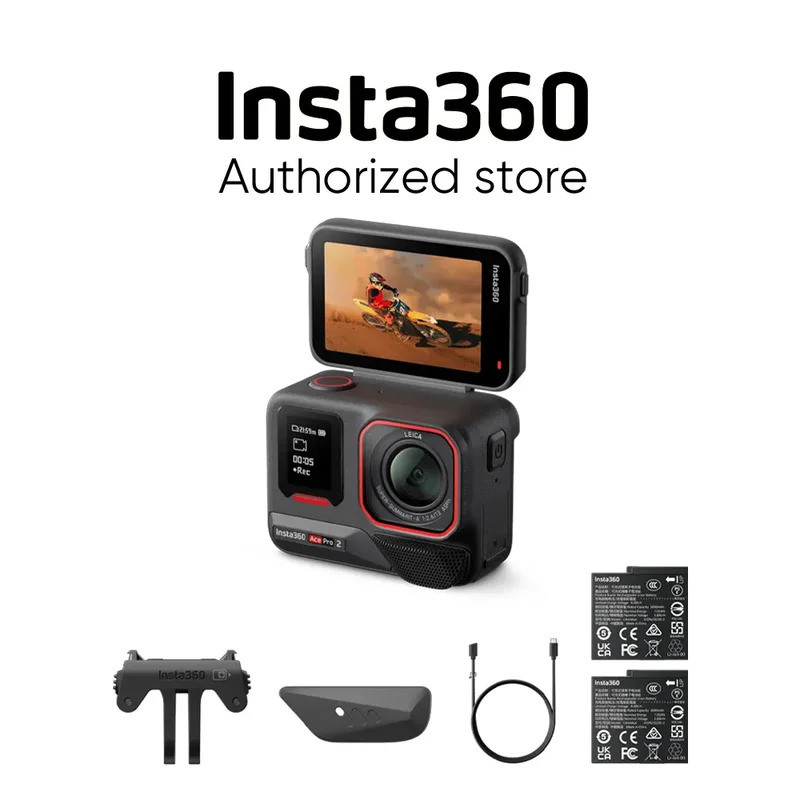 Original Insta360 Ace Pro 2 8K AI Powered Action Cam - Dual Battery Standard Bundle | Shopee ...