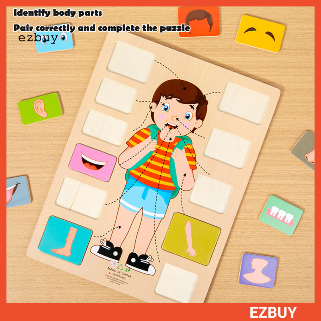 [EY] Human Body Learning Toy Educational Anatomy Puzzle Body Puzzle ...