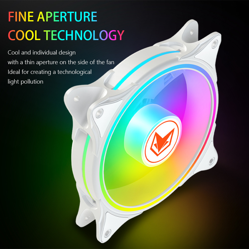 COOLMOON 120mm Case Fan 5V 3 Pin ARGB Computer Chassis Fans 12V 4 Pin ...