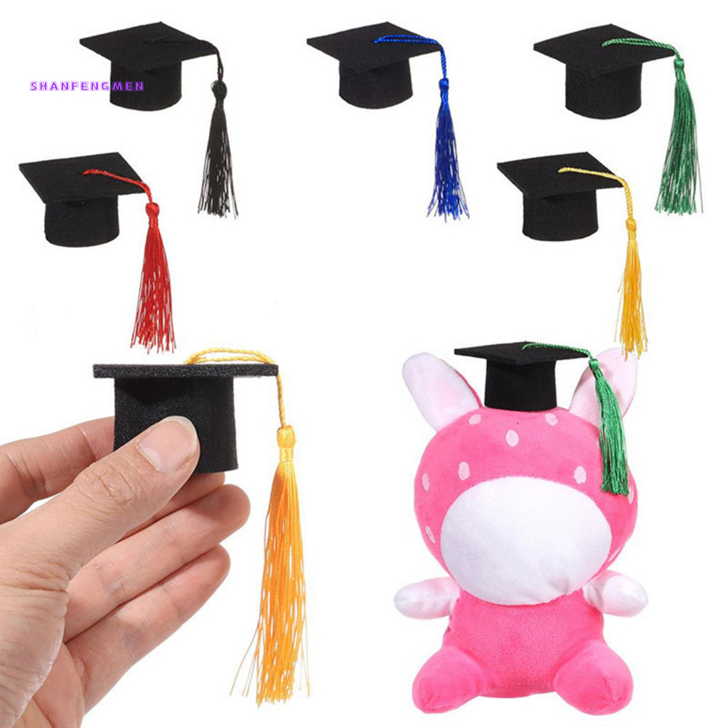 Mini Graduation Cap Craft Supplies Mini Doctor Hat 25pcs Mini ...