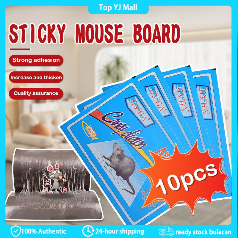 10pcs Strong Sticky Mouse Board Rat Traps Glue Board Mouse Pest Catcher ...