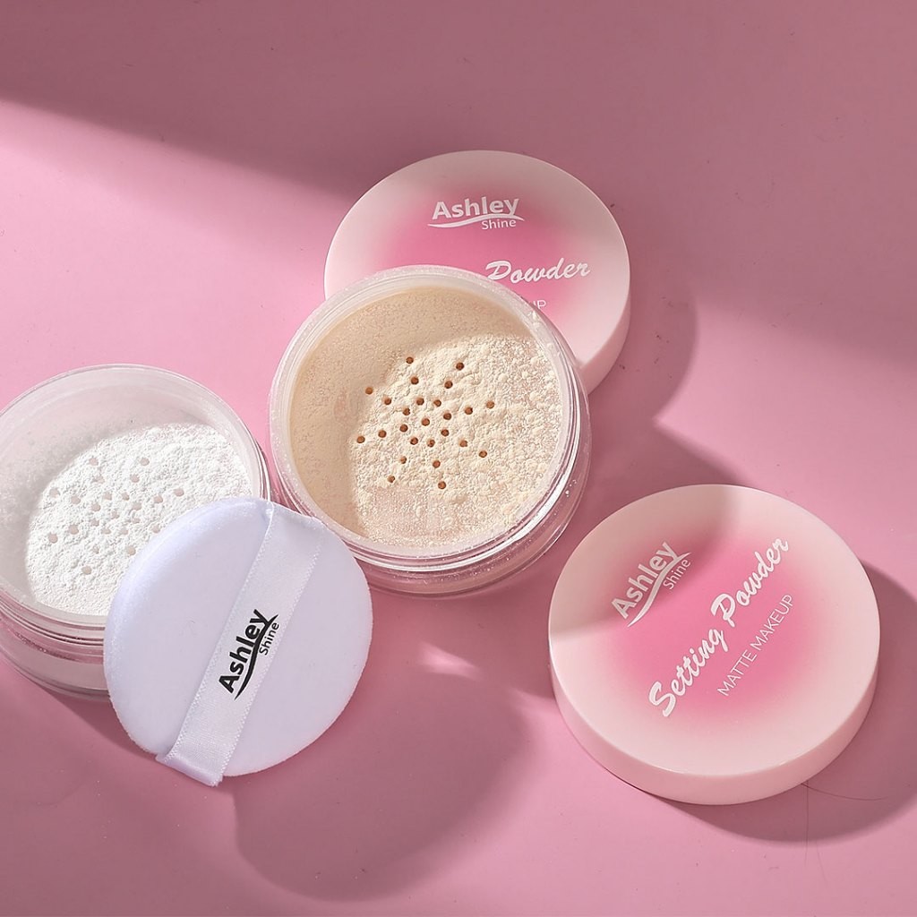 Ashley Shine Matte Loose Powder Oil Control Face Powder Flawless 8Hr ...