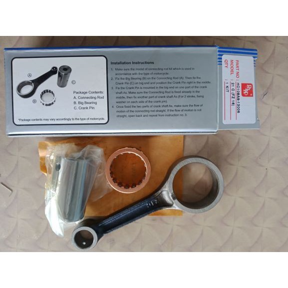 CONNECTING ROD KIT FZ16 RIKO MALAYSIA | Shopee Philippines
