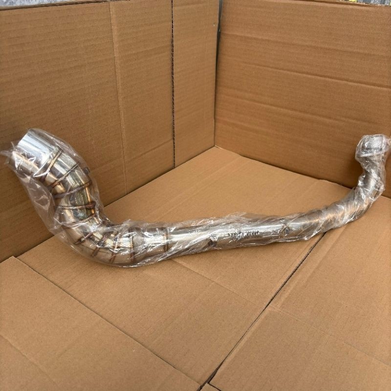 Newest Big elbow pipe for wave/xrm 100/110 125 wave fury RS125 raider j ...