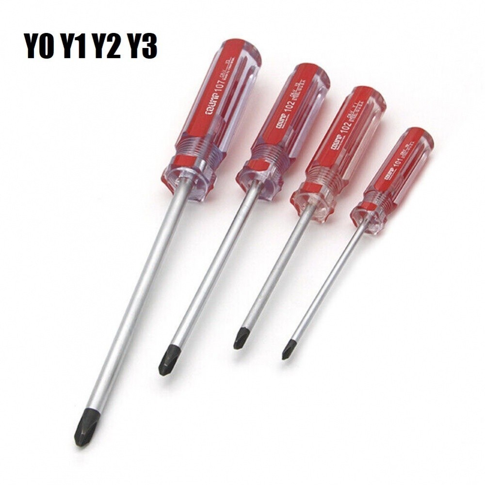 4pcs Y-shaped Screwdriver Set Nonslip Magnetic Tri-wing Screwdriver Y0 ...