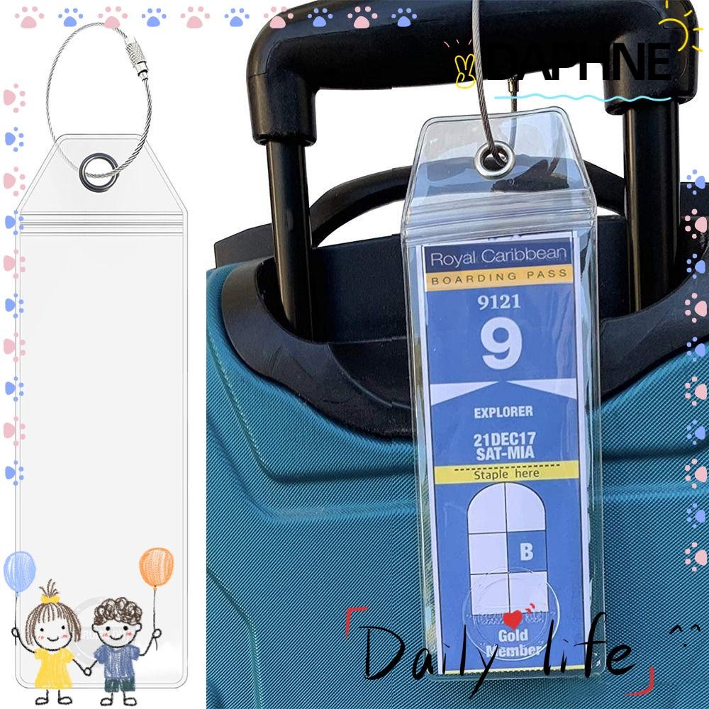 DAPHNE Cruise Luggage Name ID Card Reusable Suitcase Baggage Labels ...