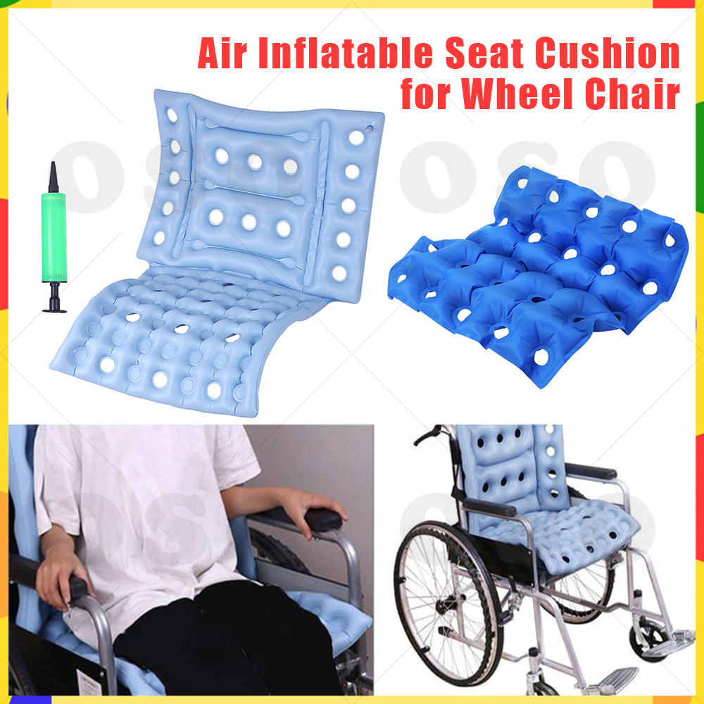 Anti Decubitus Medical Air Inflatable Seat Cushion with Backrest for ...