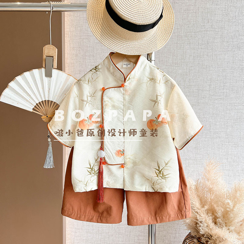 Tang Suit Boy's Hanfu Boy Chinese New Years Clothes Kids Boys Hanfu ...