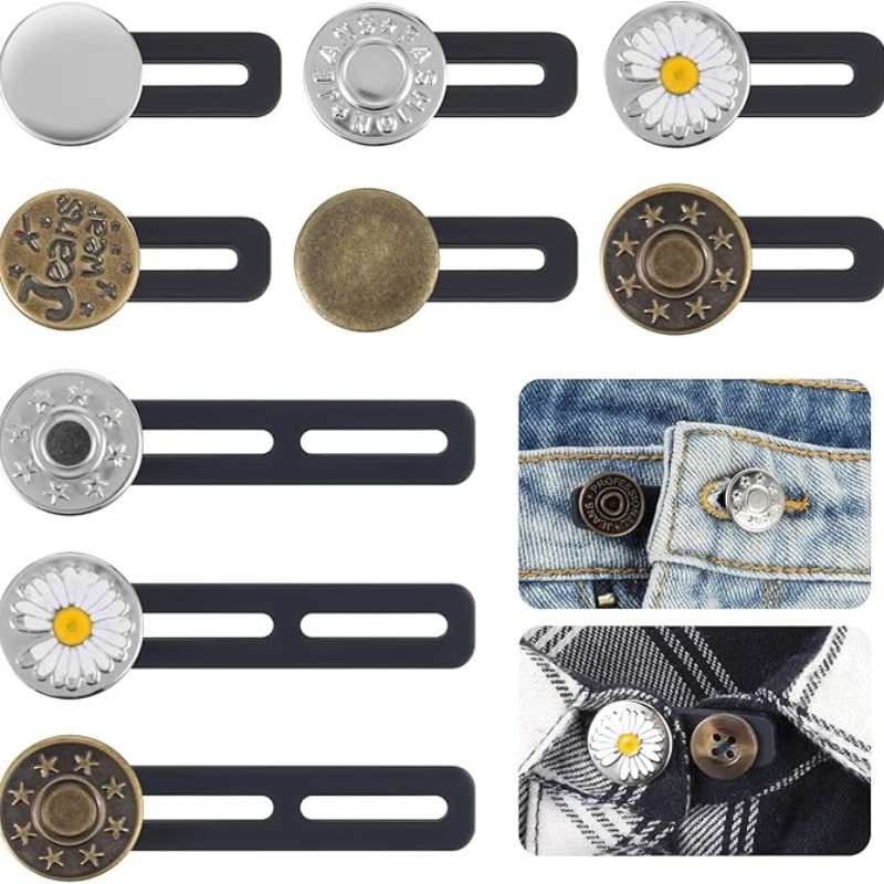 Expander Button for Extender Jeans Pants Collar, Pants Waist No Sew ...