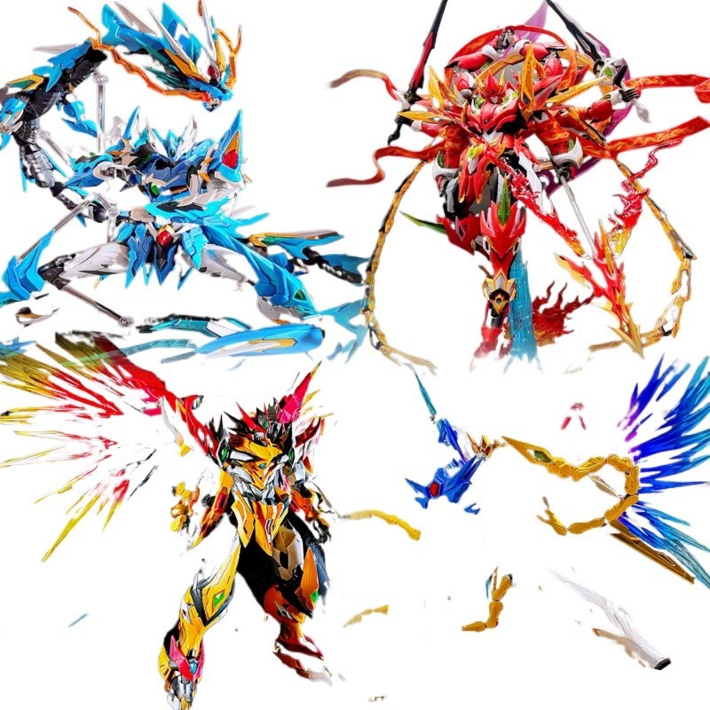 ♒Moto Nuclear Ao Bing Nezha Bai i Cao Ren Attacks Free Gundam Assembled ...
