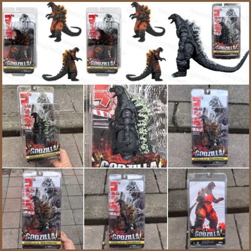 sy NECA Godzilla Action Figure Burning Godzilla Space Godzilla Model ...