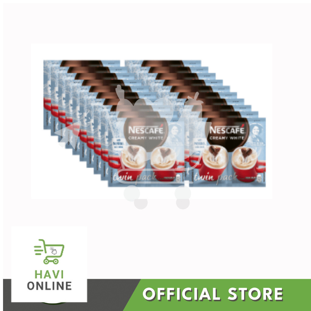 HAVI ONLINE NESCAFE CREAMY WHITE TWIN PACK 3IN1 COFFEE 52G x 10PCS | Shopee Philippines