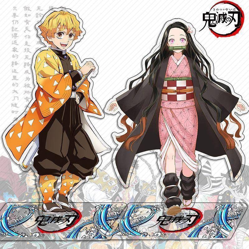 Demon Slayer Acrylic Stand - Tanjiro, Nezuko, Zenitsu, Inosuke, Rengoku ...