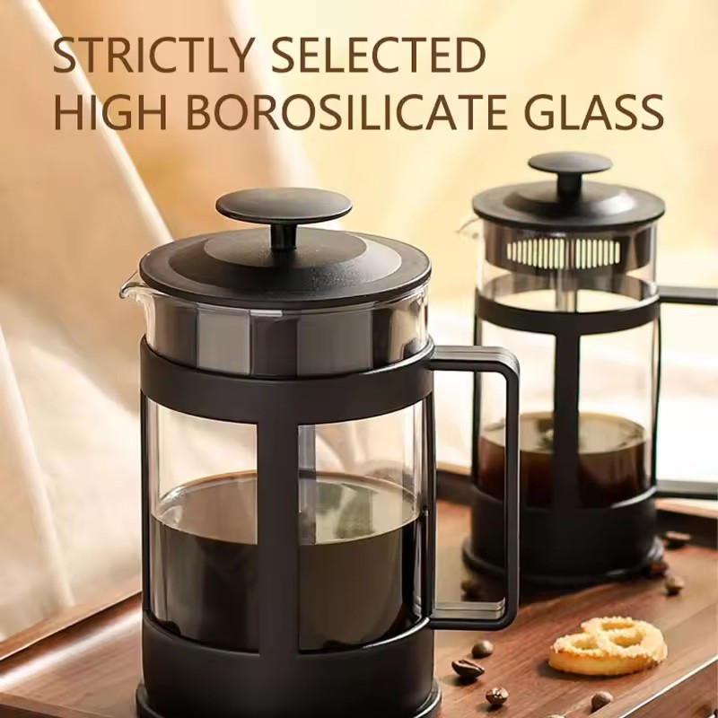 French Press Coffee Maker Tea Maker Coffee Pot with Stainless Steel ...