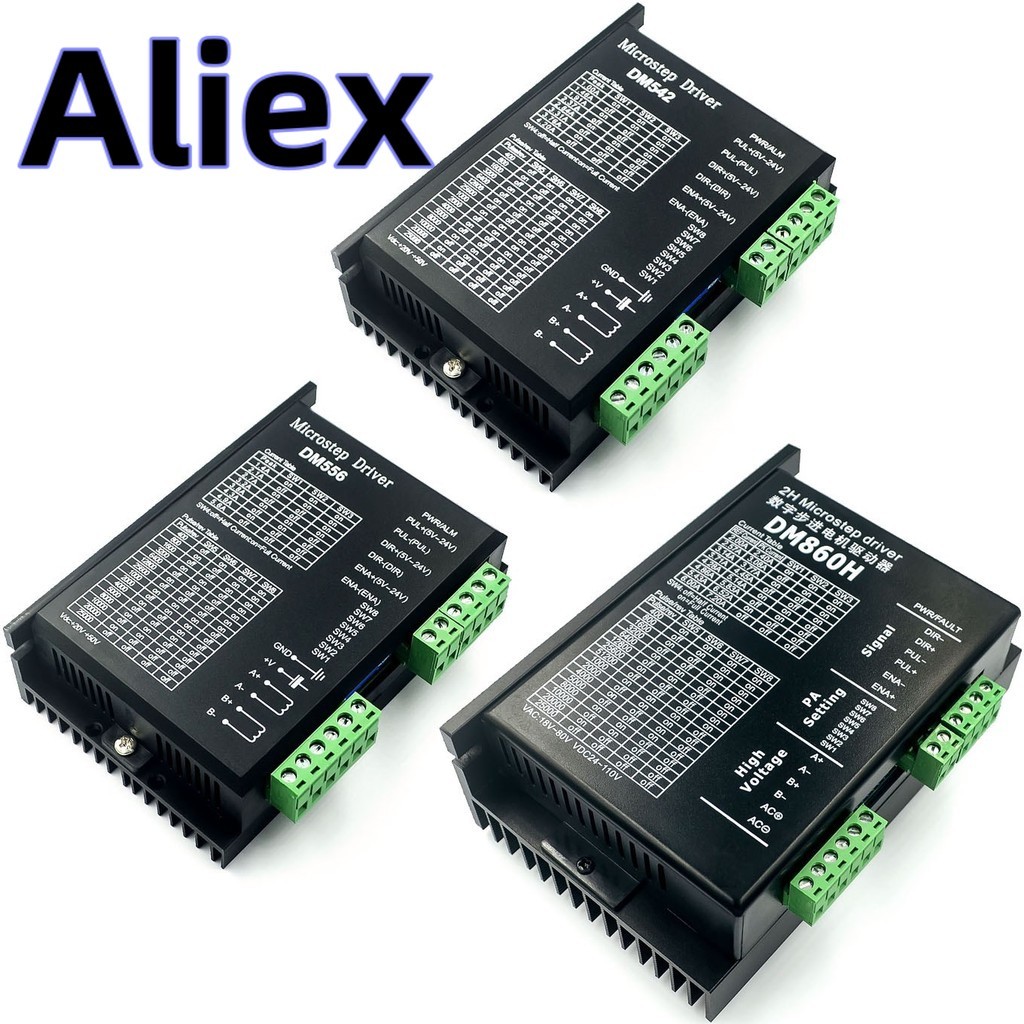 Stepper Motor Driver DM556 DM542 DM860 For Nema 23 34 Series 2-phase ...