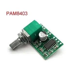 Mini PAM8403 DC 5V 2 Channel USB Digital Audio Amplifier Board Module 2 ...