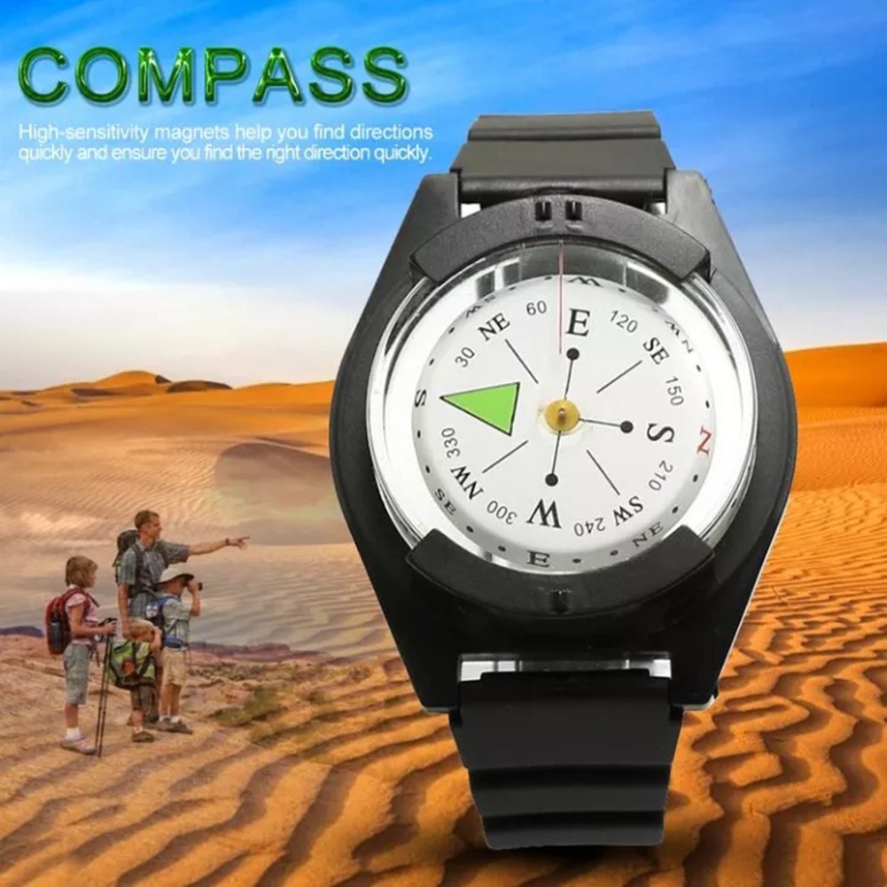 ⭐ BIG DISCOUNTS⭐ Waterproof Wrist Compass for Outdoor Hiking Camping ...