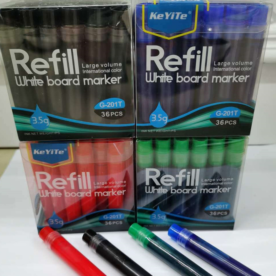 Whiteboard Marker Pen 12pcs White Board Marker Refill Easy Erasure ...