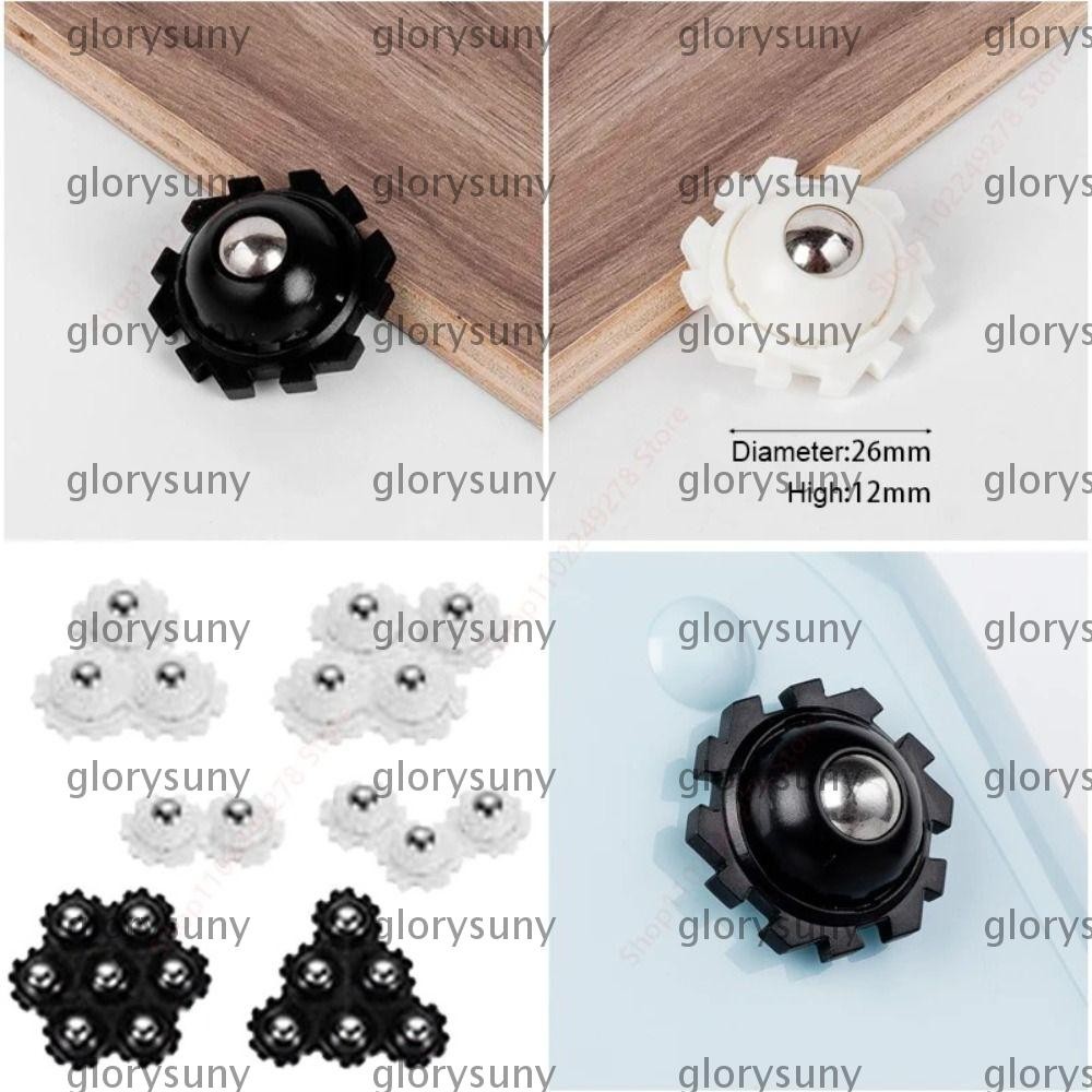 GLORYSUNY Storage Box Rollers, Mini Swivel Casters Universal Wheel ...