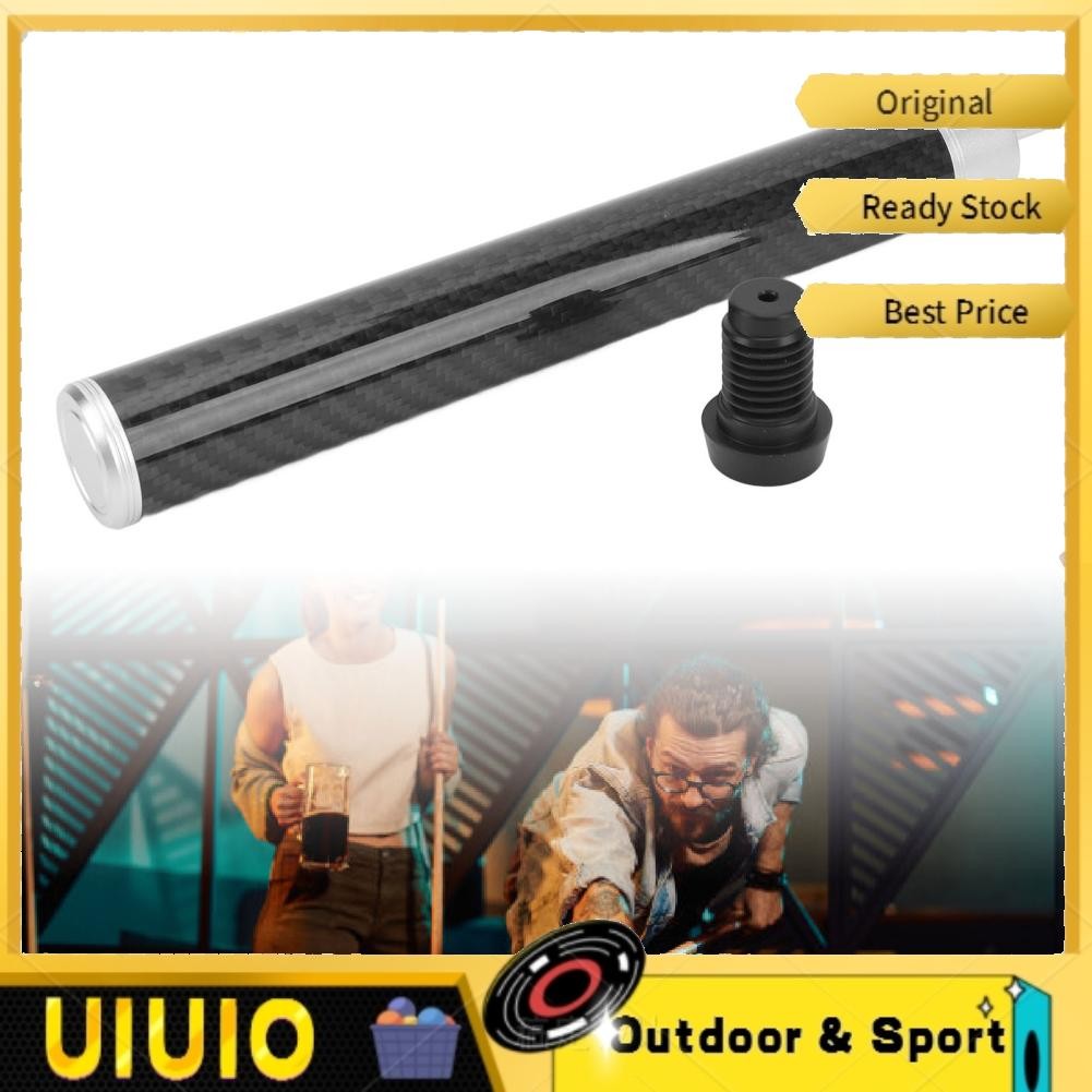 Uiuio Pool Cue Extension 9in Carbon Fiber Easy Installation Billiard ...