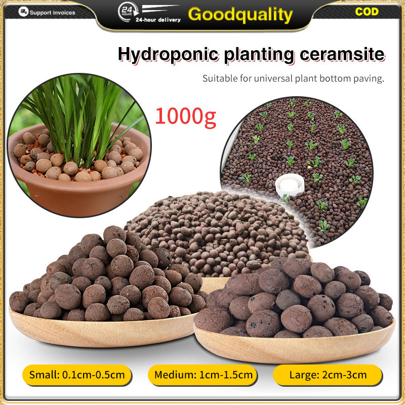 1000g Hydroton, LECA or clay pebbles for hydroponics gardening | Shopee ...