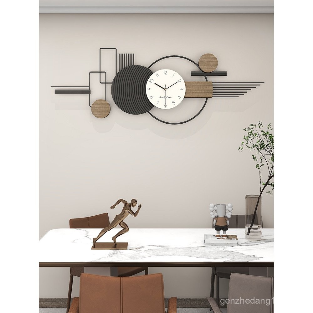 2024New Creative Clocks Wall Clock Living Room Home Dining Table Simple ...