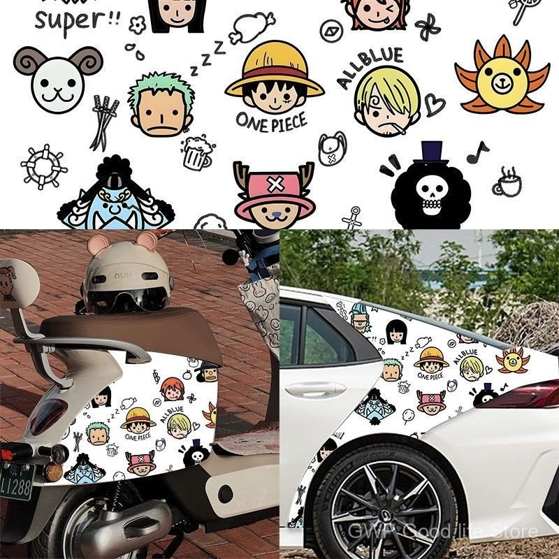 Graffiti Car Sticker Front Hood Large Area Modification Car Body Color ...