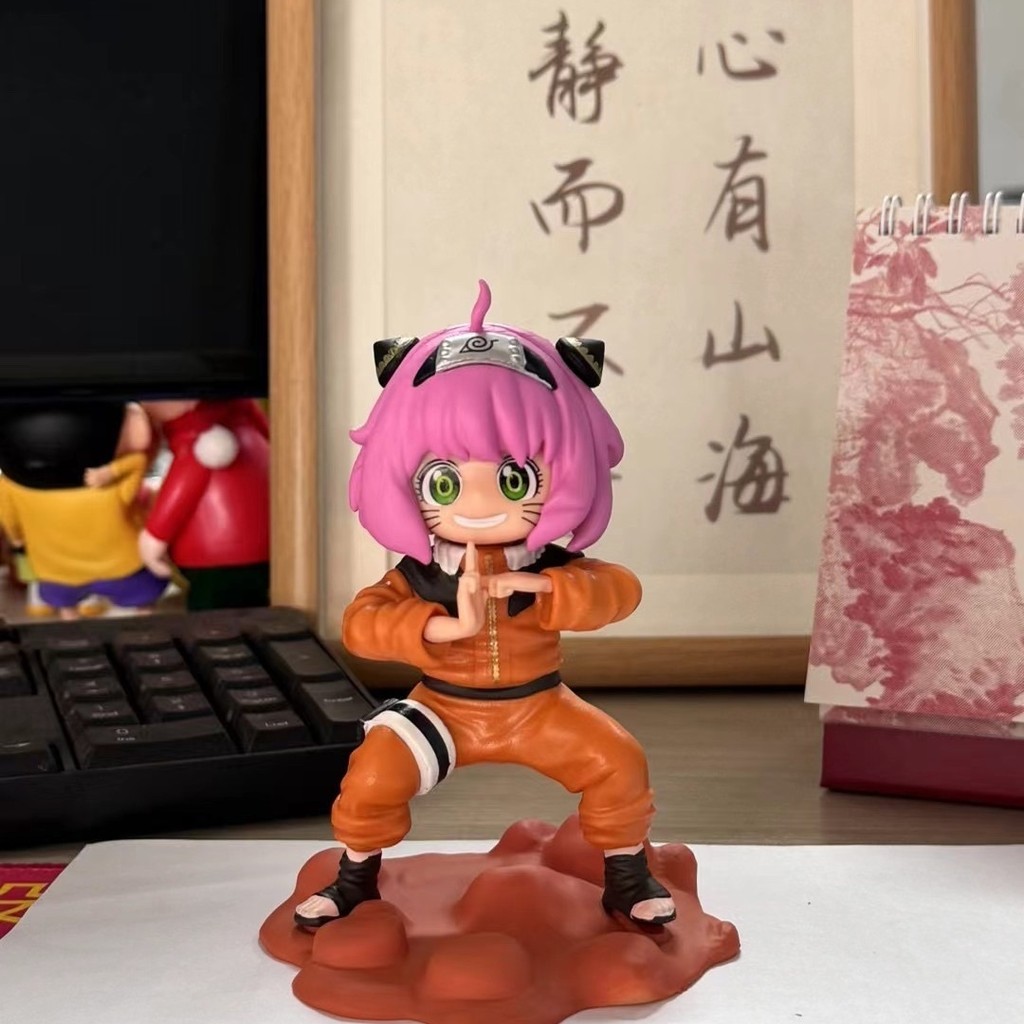 Free Shipping Spy x Family Model Anya COS Vortex Naruto Naruto Aniya ...