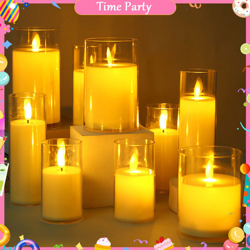 LED Swinging Candles Flameless Electric Candle Night LightsParty ...
