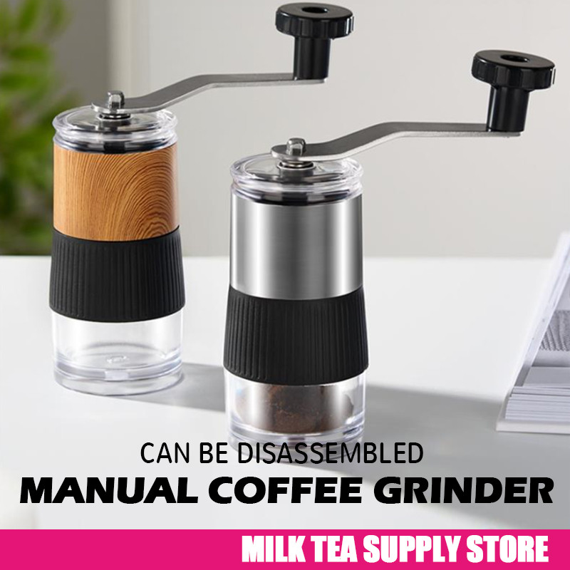 Manual Coffee Grinder MINI Conical Burr Mill Bean Hand Grinder Portable ...