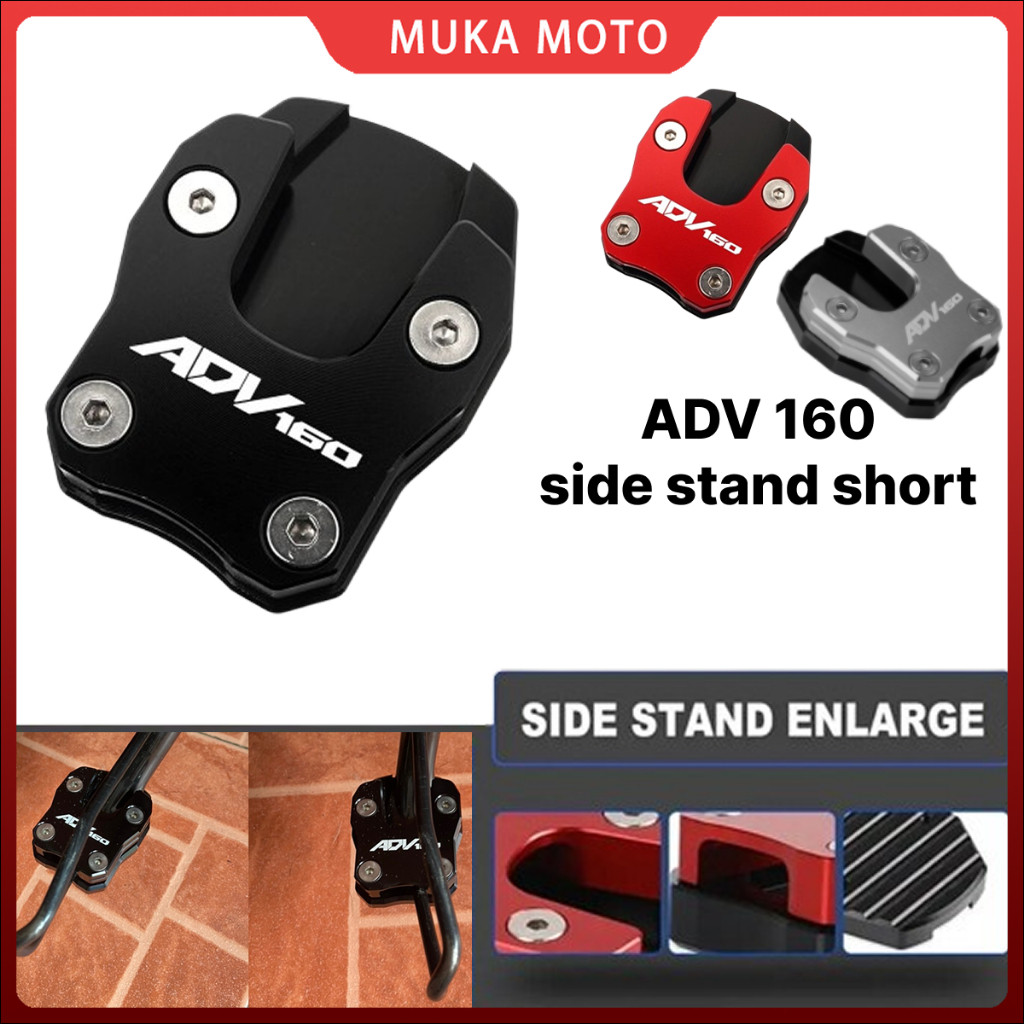 MUKA Honda ADV 160/150 Modified Side Stand Shoes Motorcycle Flat Foot ...