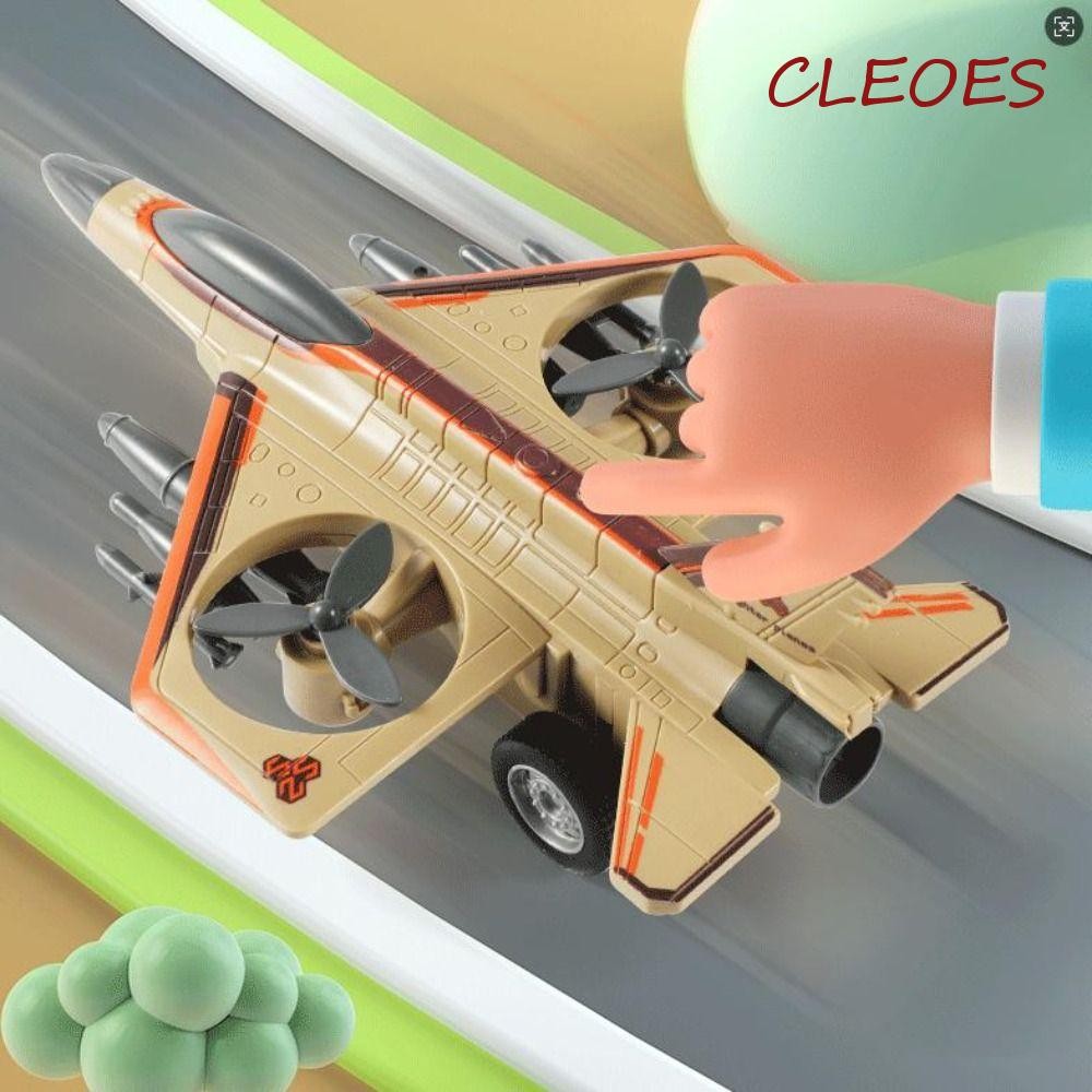 CLEOES Simulation Aircraft Toy, Fighter Jets Learning Friction Powered ...