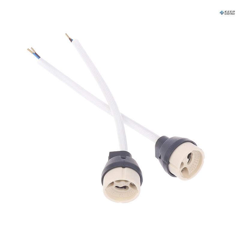 Keep Going＞ 4Pcs Ceramic GU10 Base Socket Adapter Wire Connector ...