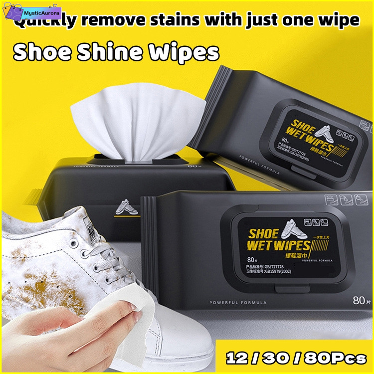 【⭐MA】Wipes for Sneakers Shoes Cleaning Care Product Premium White Shoe ...