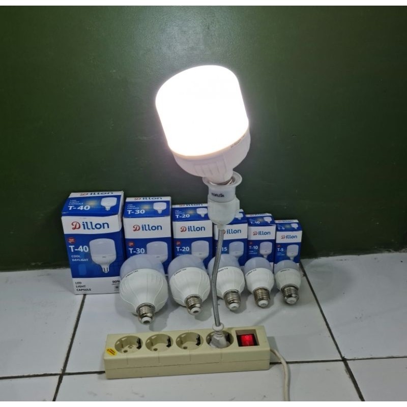 CAHAYA PUTIH Led LIGHT 20 WATT DILLON ENERGY SAVING 90% LIGHT WHITE ...