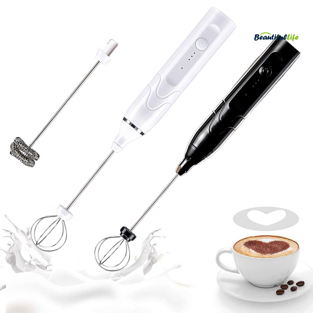 Beautifullife Electric Egg Beater Handheld Rechargeable Whisk Cream ...