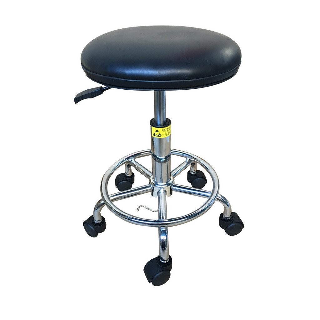 PU Leather Surface Anti-Static Stool Assembly Line Workshop Laboratory ...