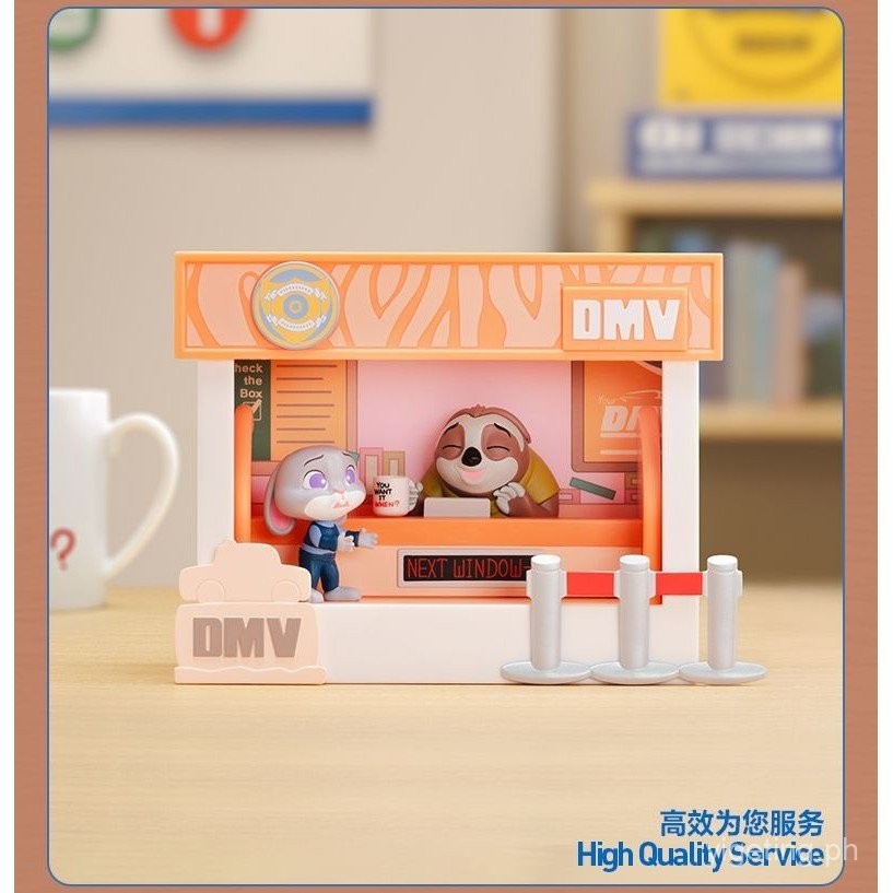 Genuine POPMART Disney Zootopia Highlight Time Series Scene figurine ...