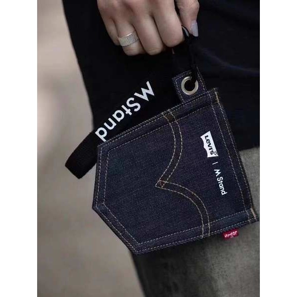 wallet with coin purse mens wallet wallet Levi's co-branded wallet ...