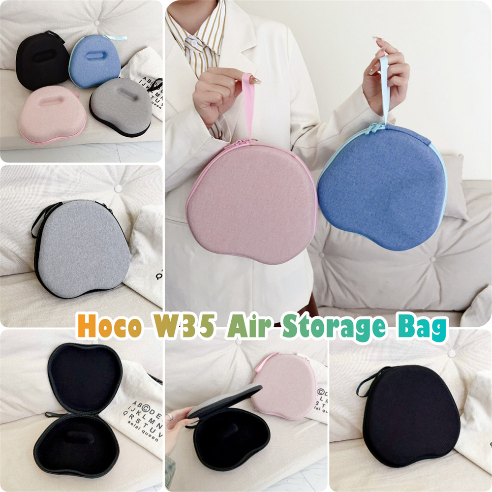 READY STOCK!For Hoco W35 Air Headphone Case Fashionable Pink Earpads ...
