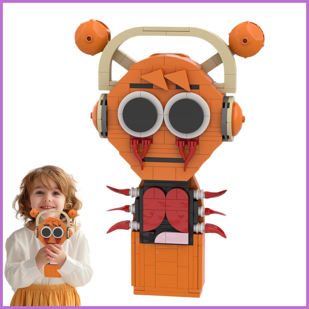 Game Building Blocks Music Game Character Assembling Model Funny Figure ...