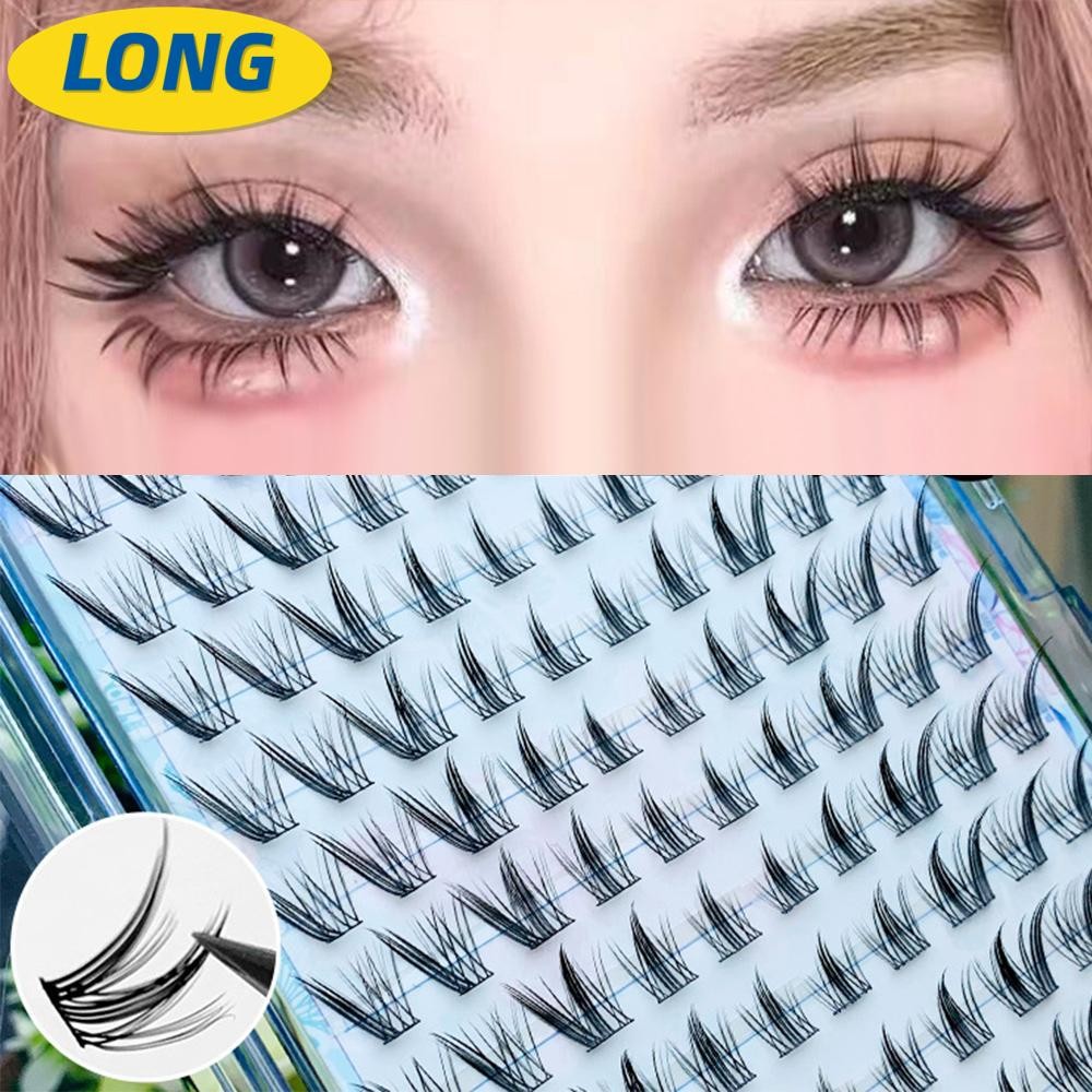 LONNGZHUAN Manga Lash Clusters, No Glue Needed Natural Look Fairy ...