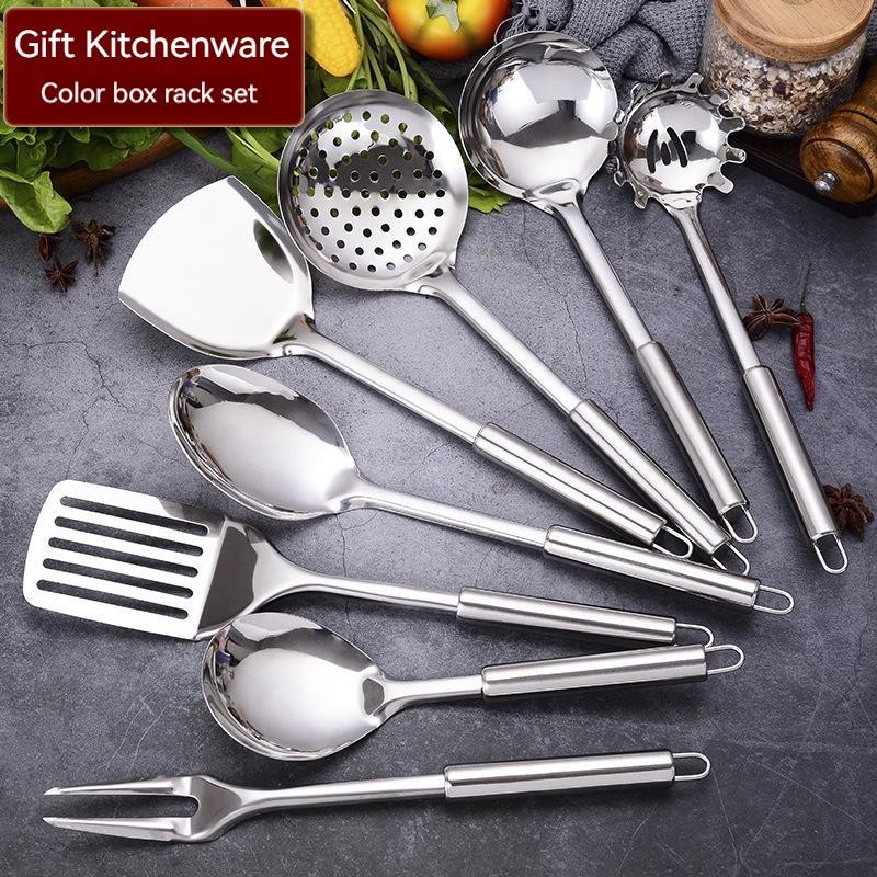 7PCS-SET Stainless Steel Kitchen Utensil Tool Set Kitchenware Utensils ...