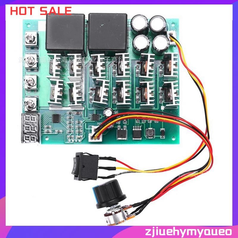 DC 10-55V 100A Motor Speed Controller PWM HHO RC Reverse Control Switch ...